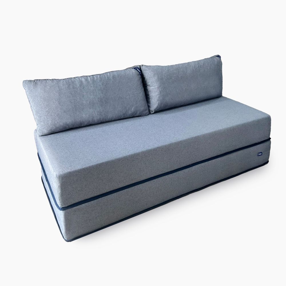 Puff CASAL Dobrável Dabe Bed Marinho - Classe A Colchões